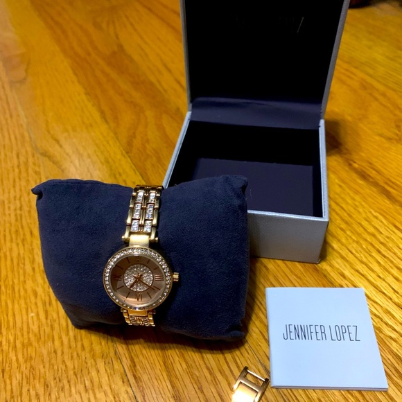Jennifer Lopez | Accessories | Jlo Rose Gold Stainless Steel ...